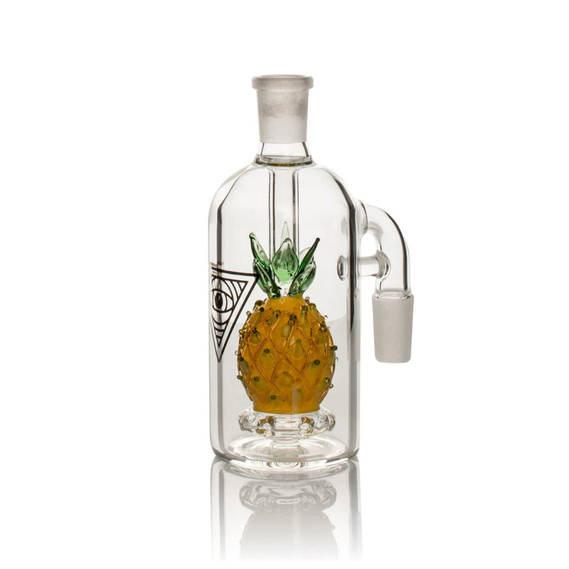 SC Red Eye Glass 14mm 90 degree Pineapple Ash Catcher