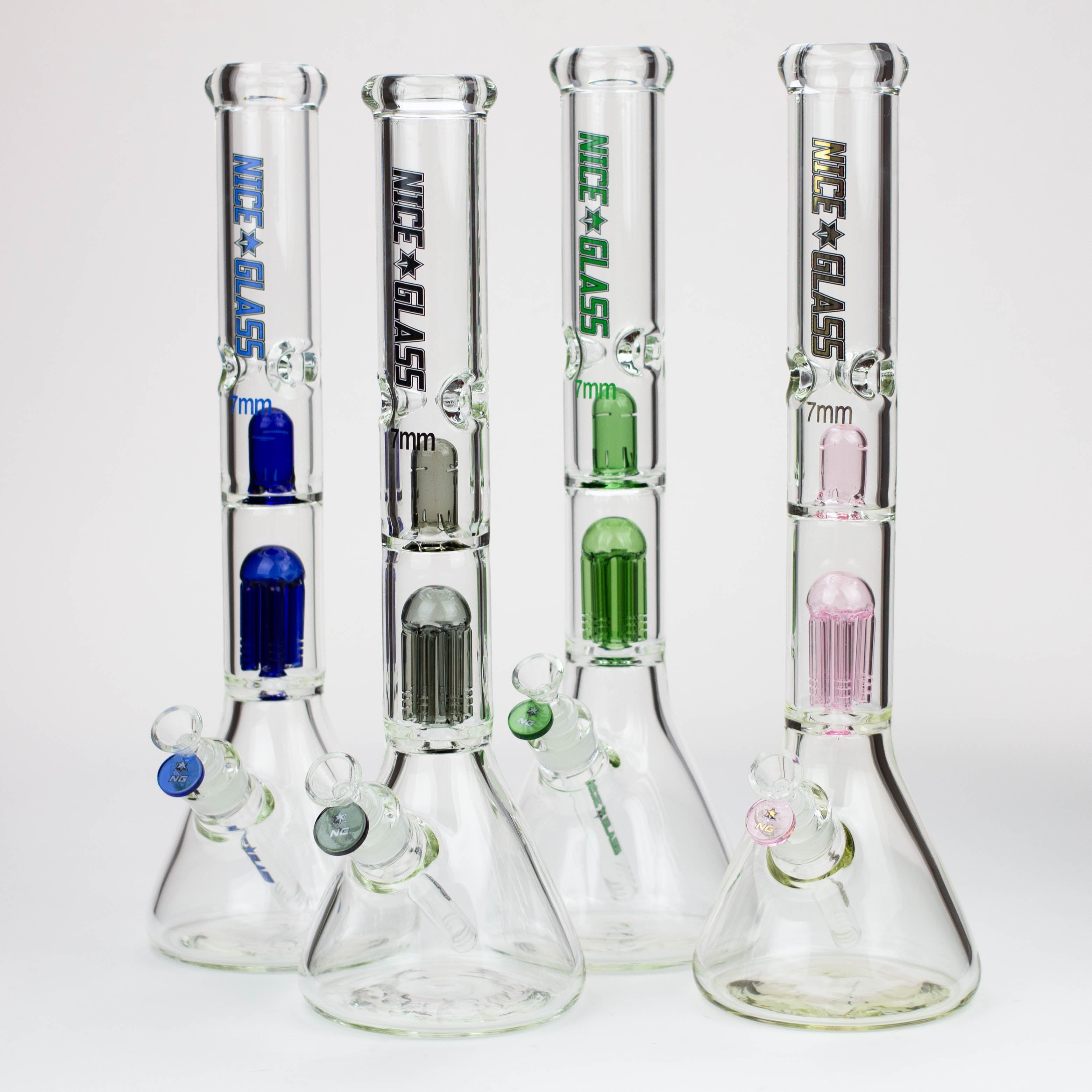 O NG-18 inch 6-Arm Perc & Splash Guard Beaker [G607-7]