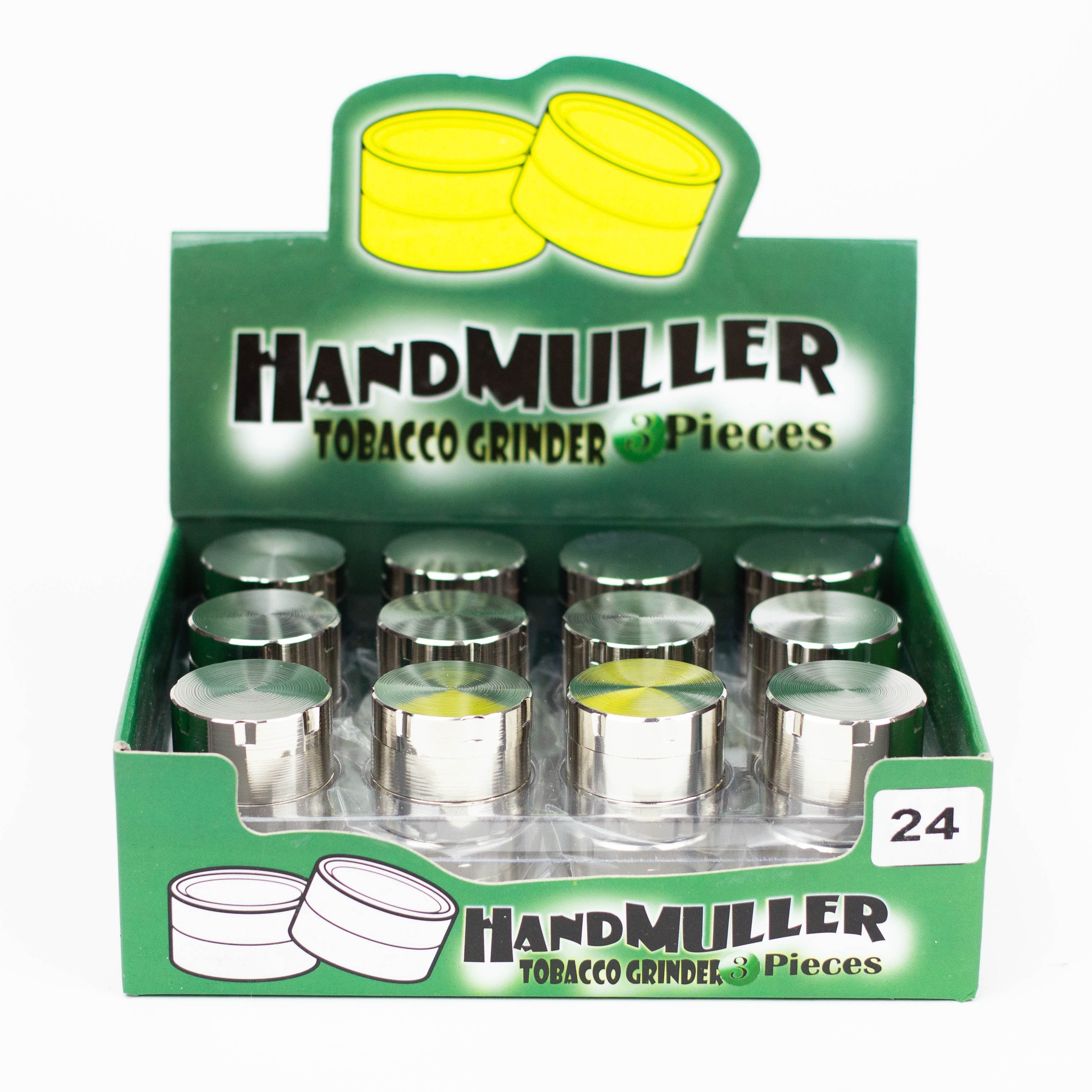 O NG - 3-Piece Mini Hand Muller Box of 24 [GR841]