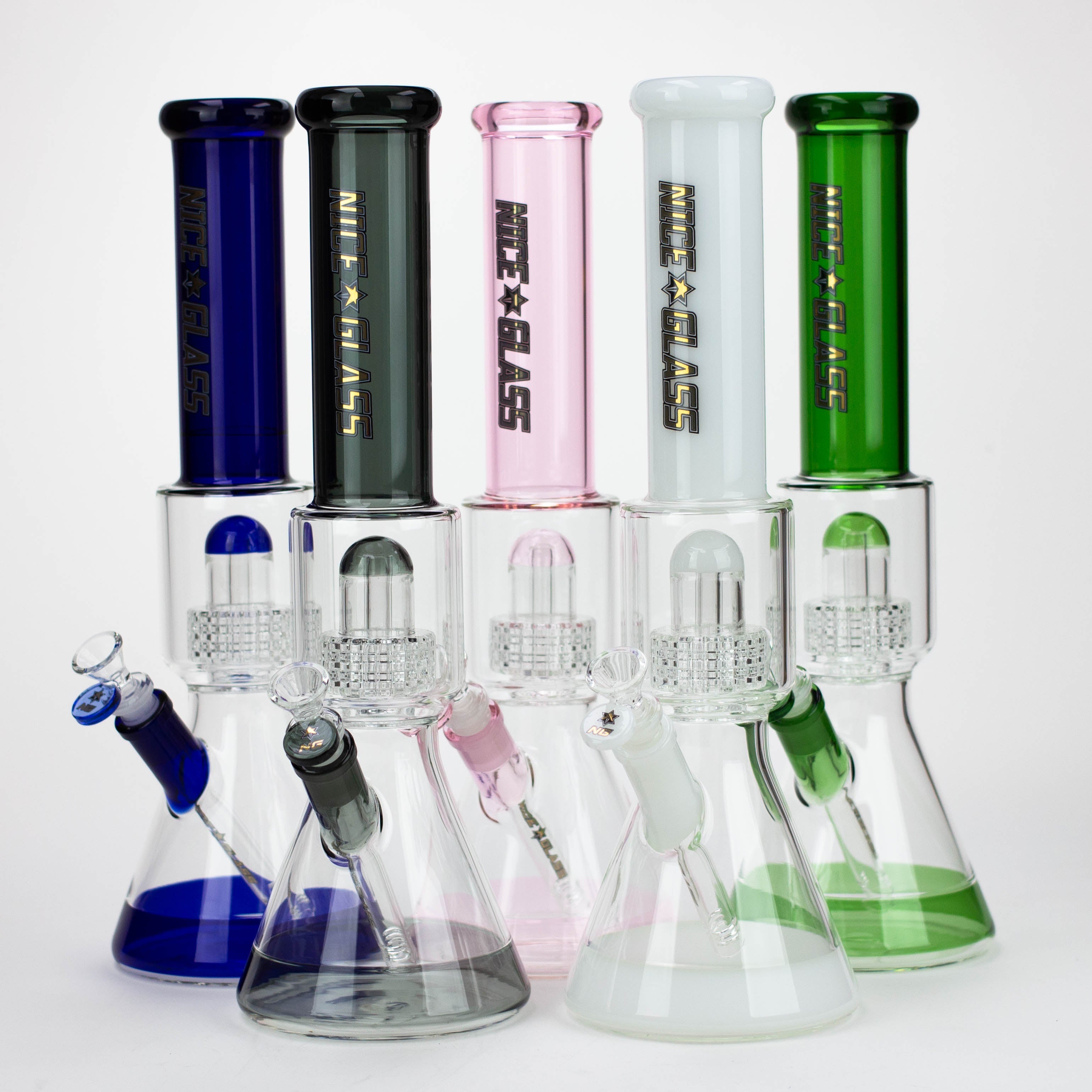 O NG | 16 inch Large Stereo Matrix Perc Beaker [YN1123]