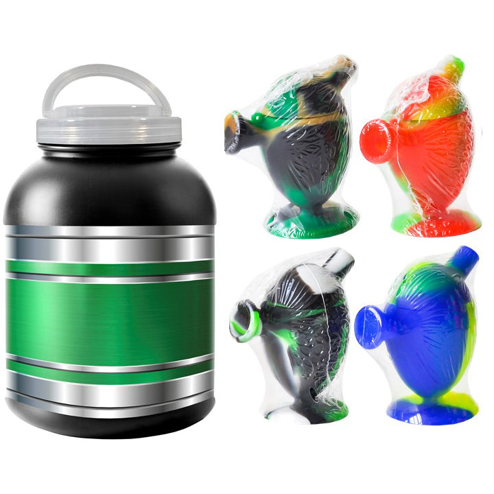 O Ezygo | Silicone Blunt Bubbler Jar of 12