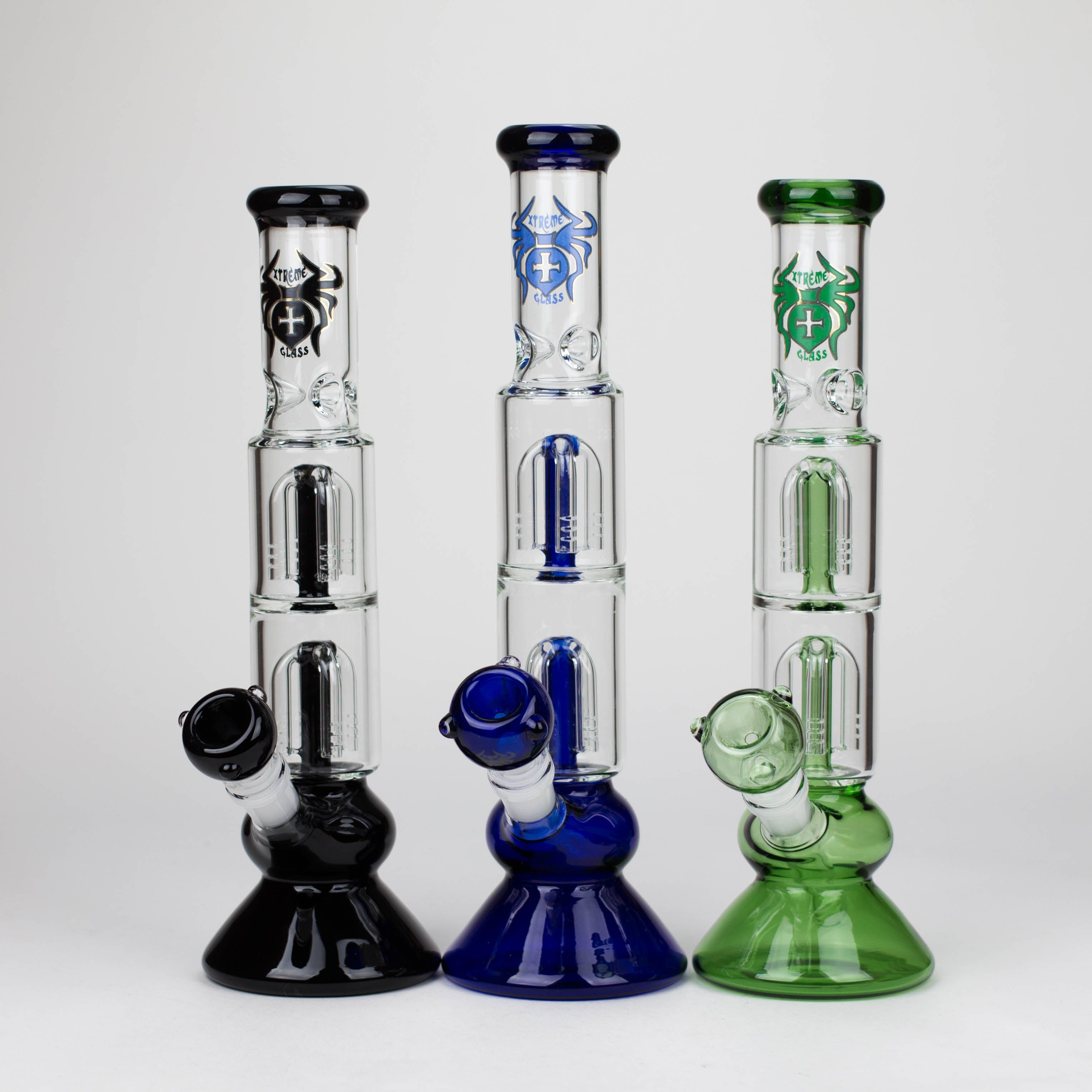 O Xtreme | 13" Glass Bong with Bowl [AK839] – Box of 12
