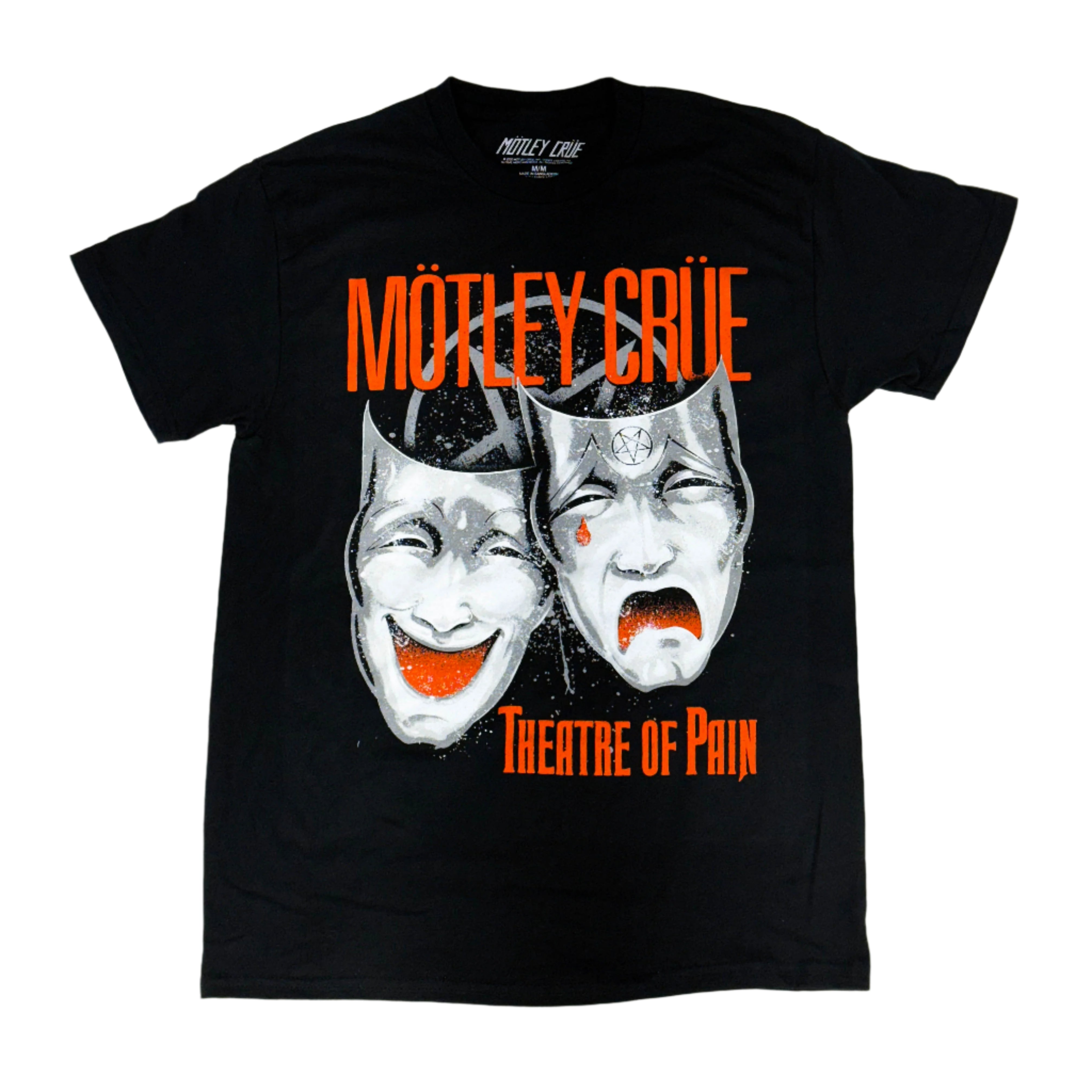 O Mötley Crüe | "Theatre Of Pain" Unisex T-Shirt-Black- Officially Lic