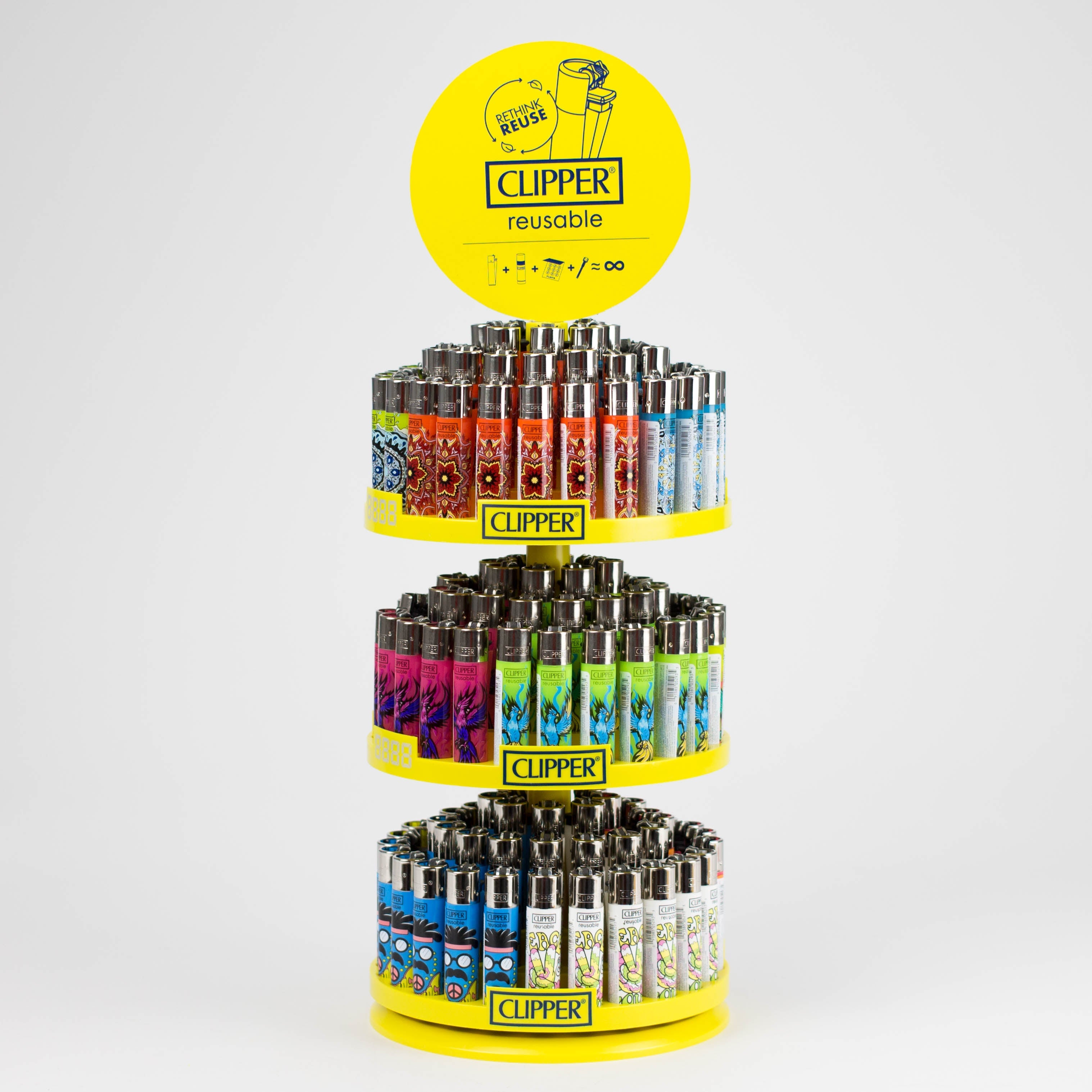 O CLIPPER | CAROUSEL 1 DISPLAY LIGHTER Tray of 144