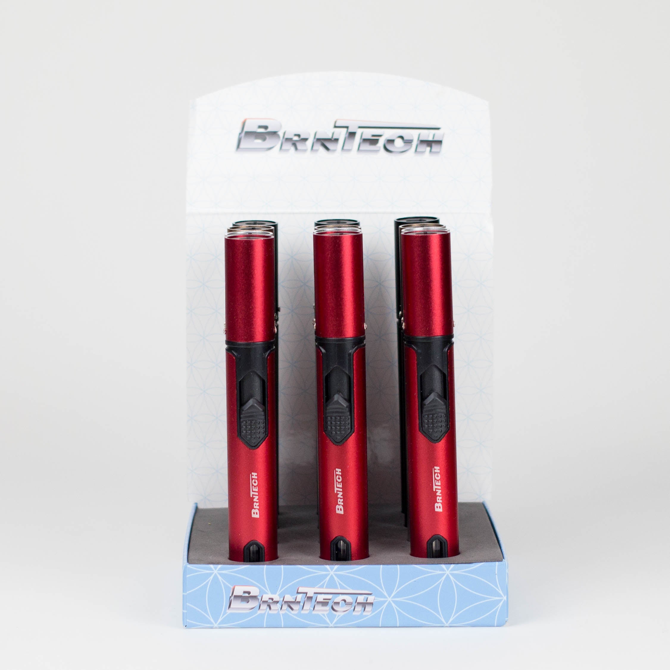 O BrnTech | Single Flame Torches Display of 12 - Assorted Colours