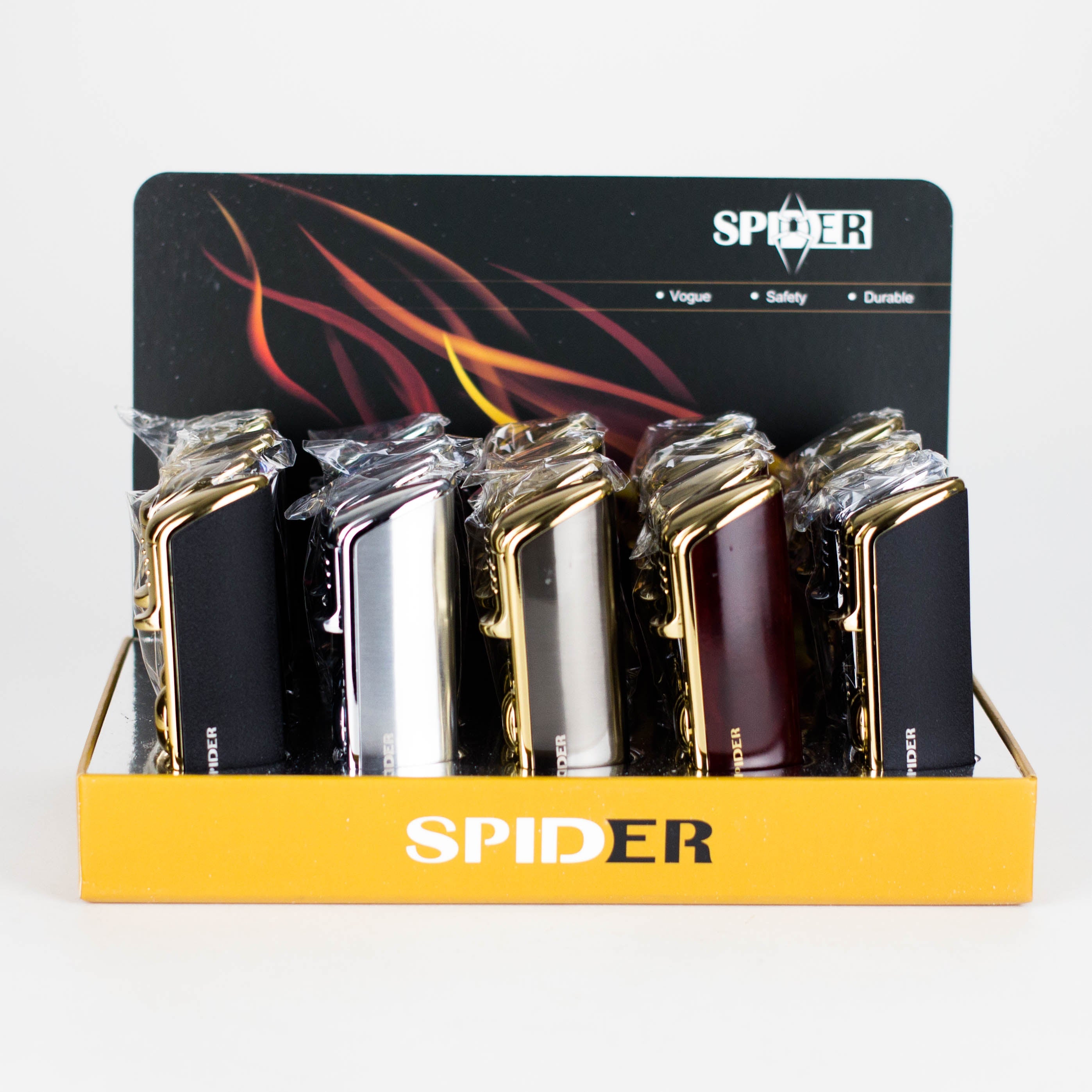 O Spider | Refillable Torch Lighter with Cigar punch [SP-528] - 20/Dis
