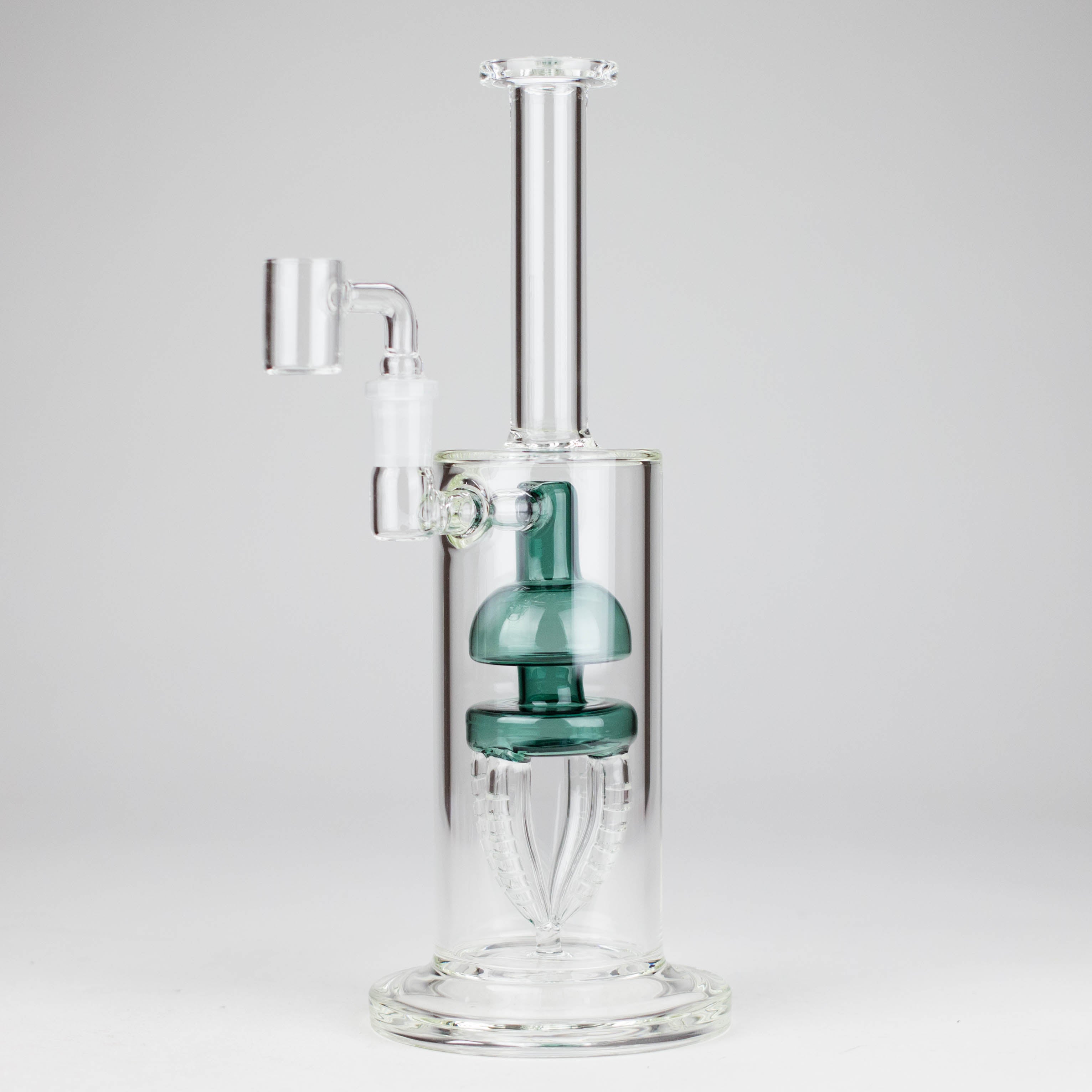O 11" 2-in-1 Glass Dab Rig with Percolator [BH141]
