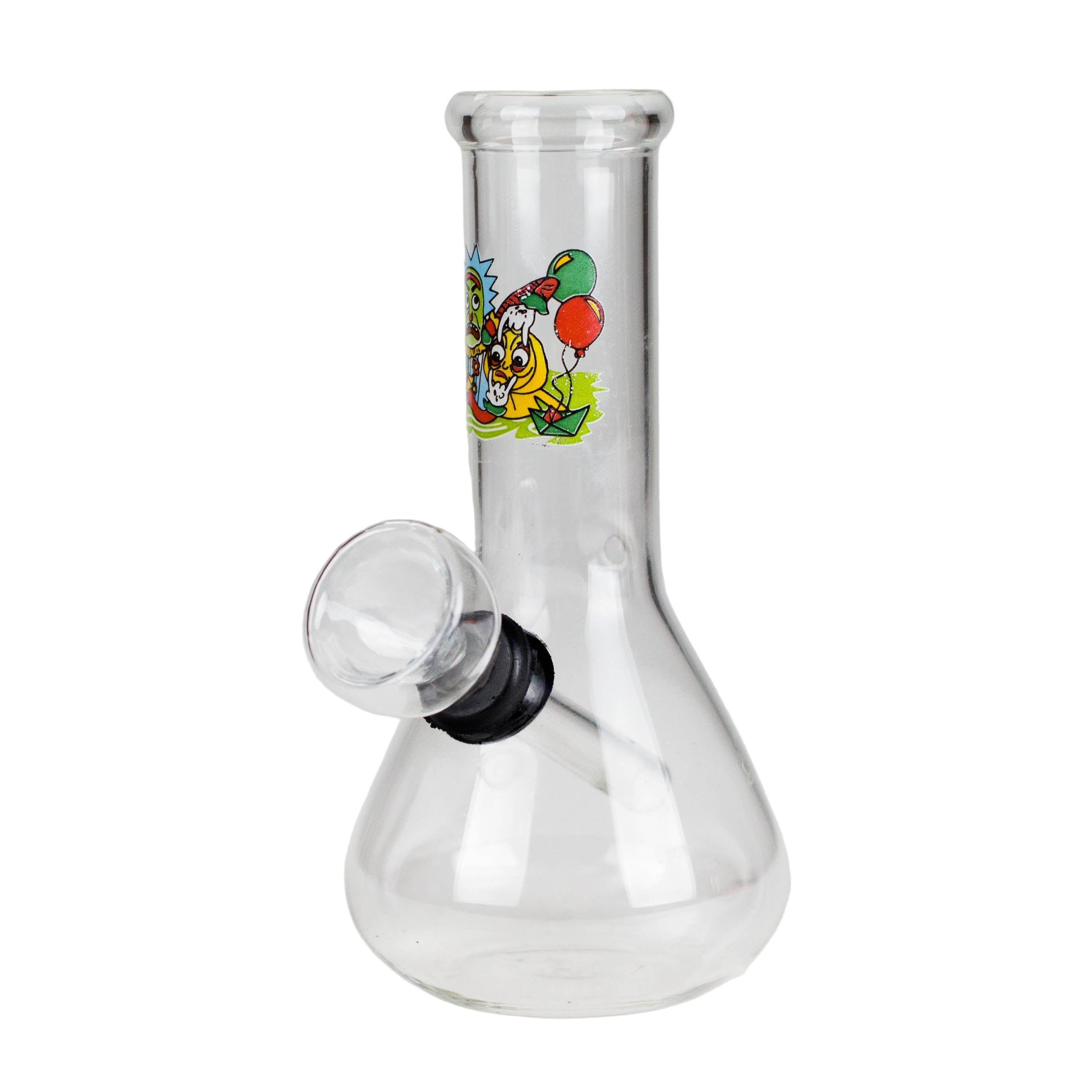 O 5" Glass Water Bong – Assorted Sticker Design