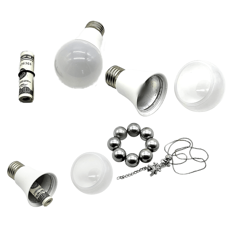 O Creative Light Bulb Safe – Hidden Storage Container (3×4″) [SMKZ156]