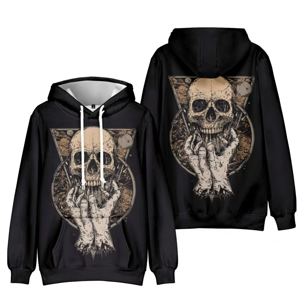 O Skull Grasp Hoodie