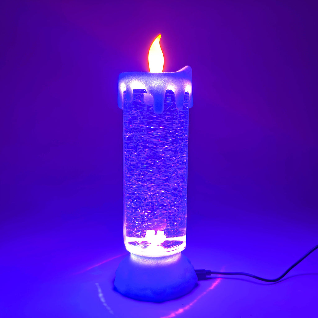 O SNOW GLOW MAGIC LED CANDLE – Color-Changing Glow (Assorted Colors)