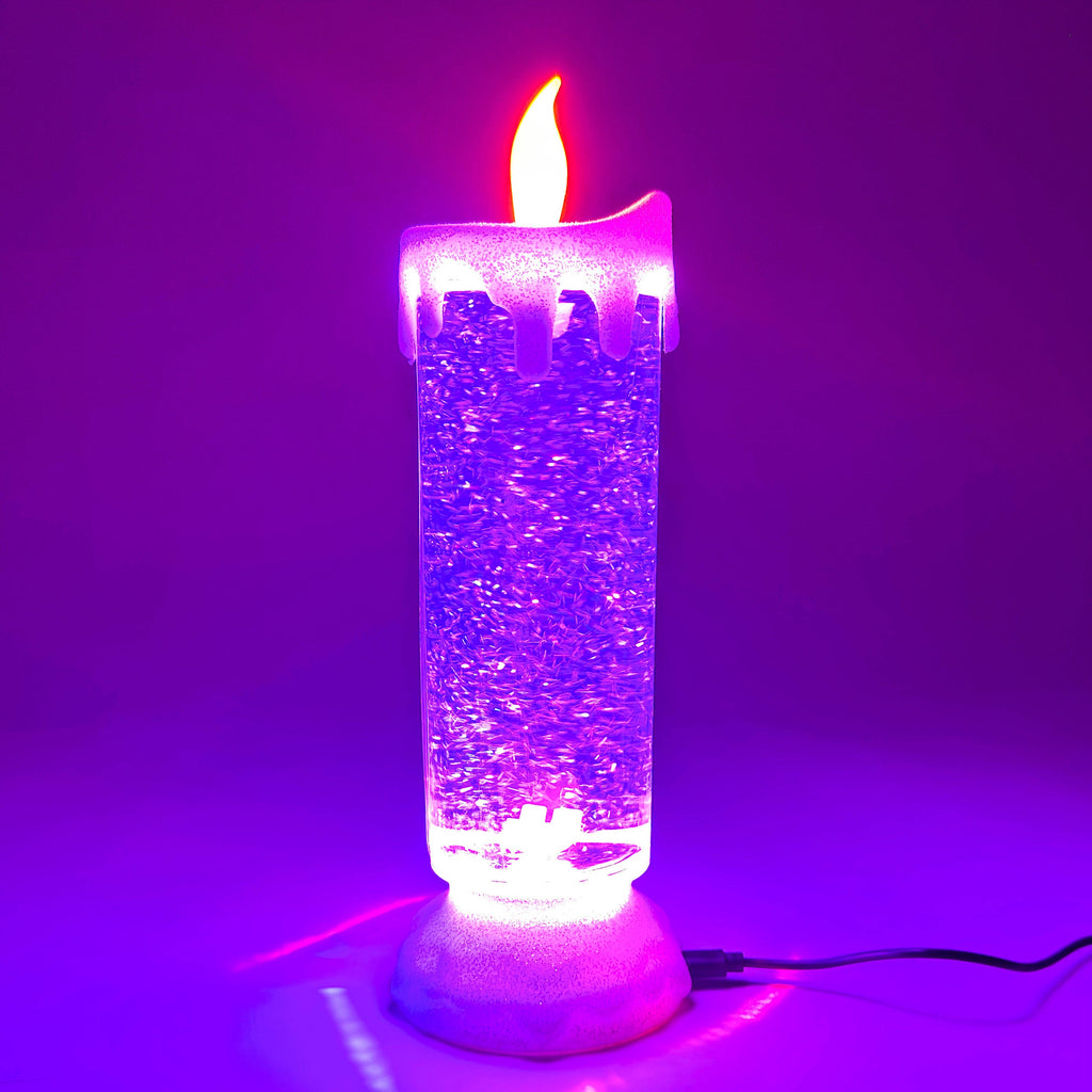 O SNOW GLOW MAGIC LED CANDLE – Color-Changing Glow (Assorted Colors)