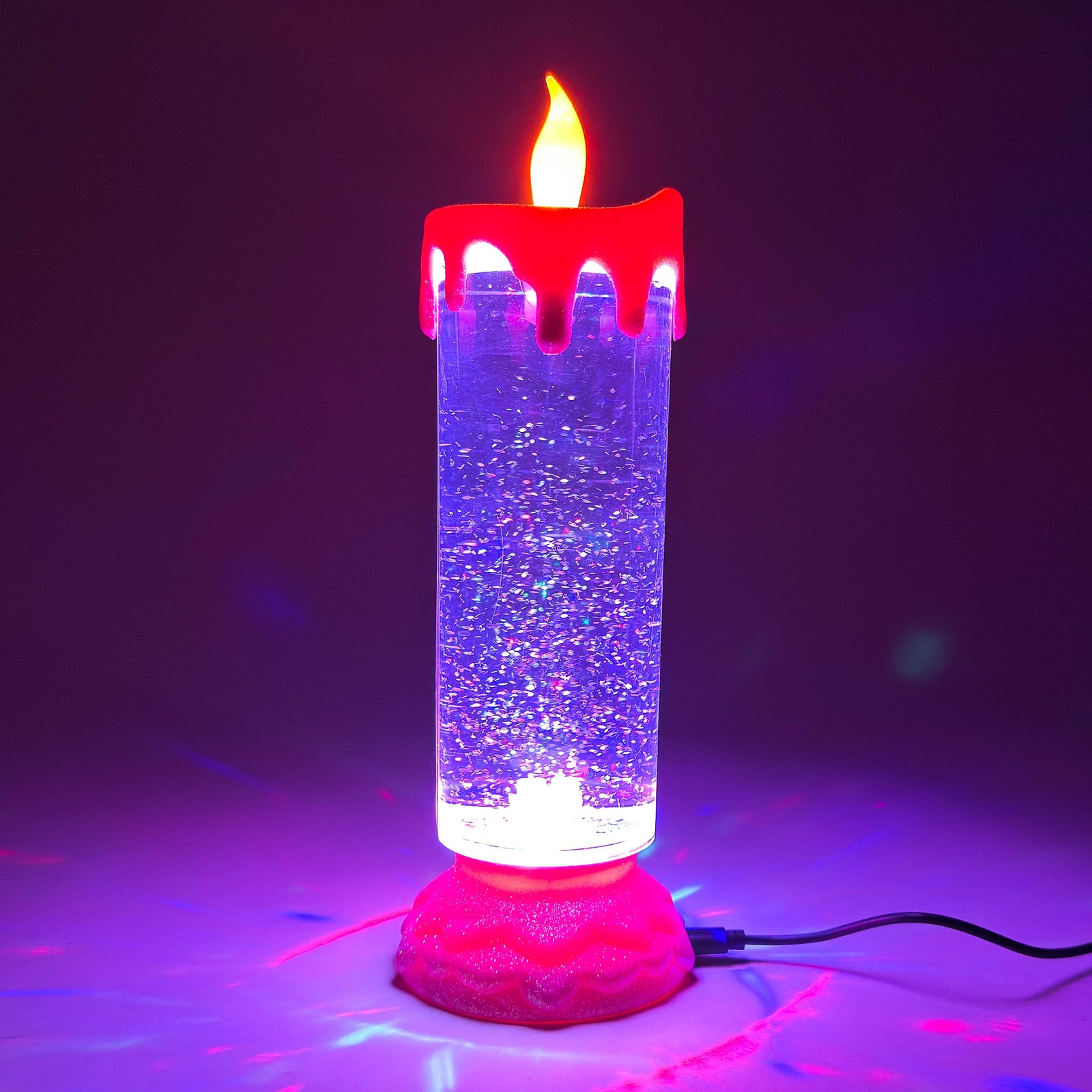 O SNOW GLOW MAGIC LED CANDLE – Color-Changing Glow (Assorted Colors)