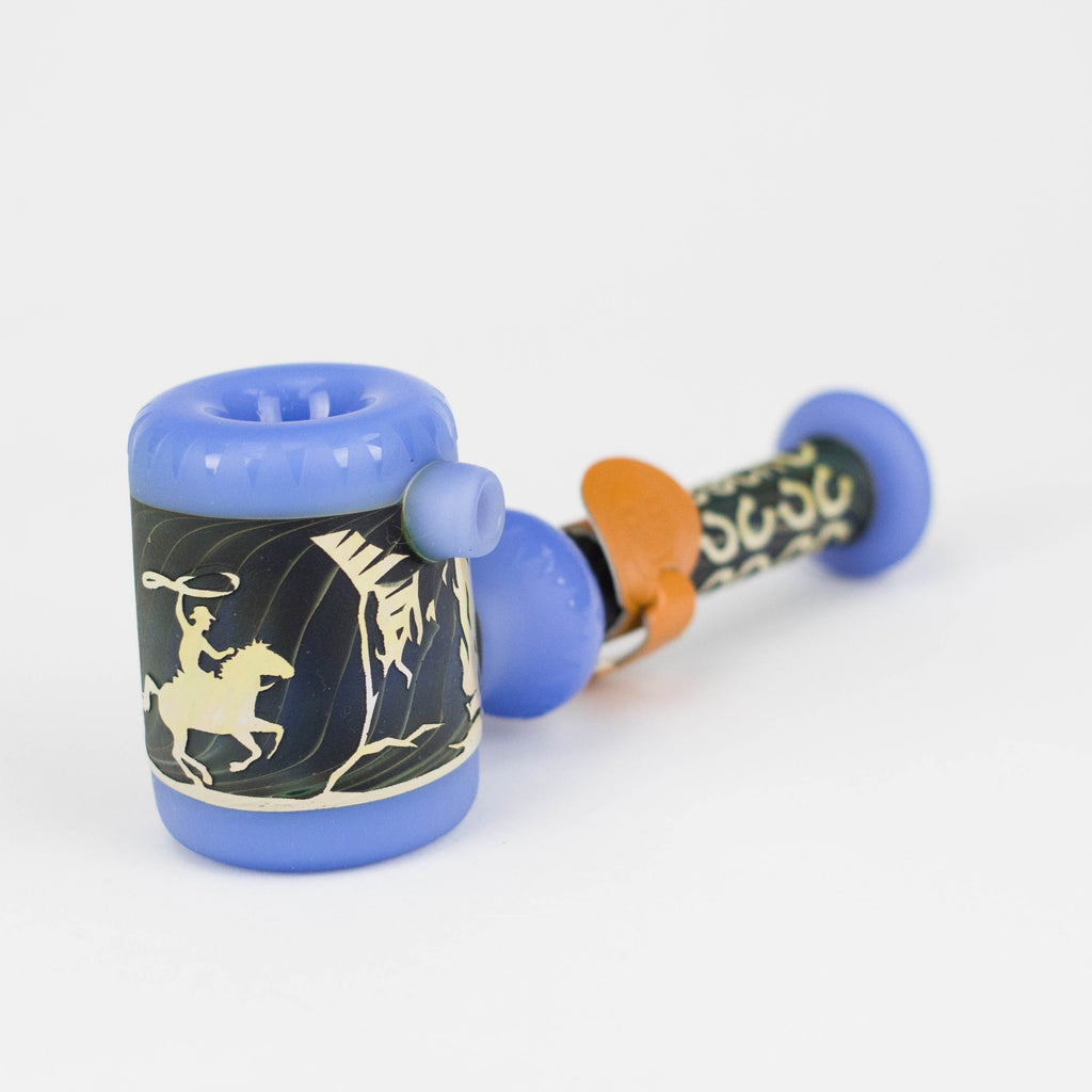 Cheech | 6" Sandblast Hand Pipe – CH-PIPE-249 (Assorted Colors)