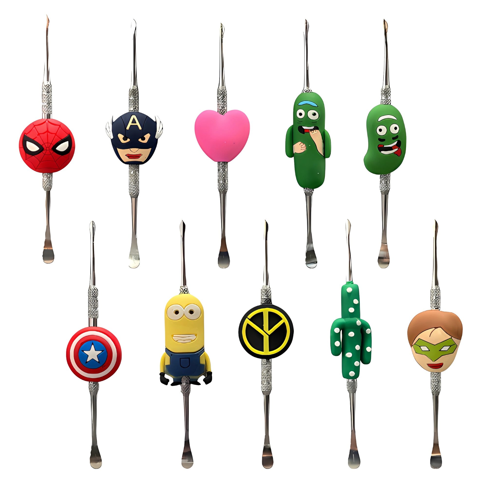 O Cartoon Silicone Dabber Set – 30 PCS Jar