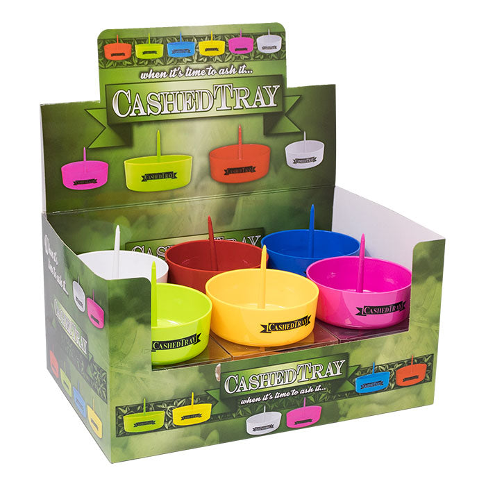 O Cashed Tray | Ashtrays Display of 12