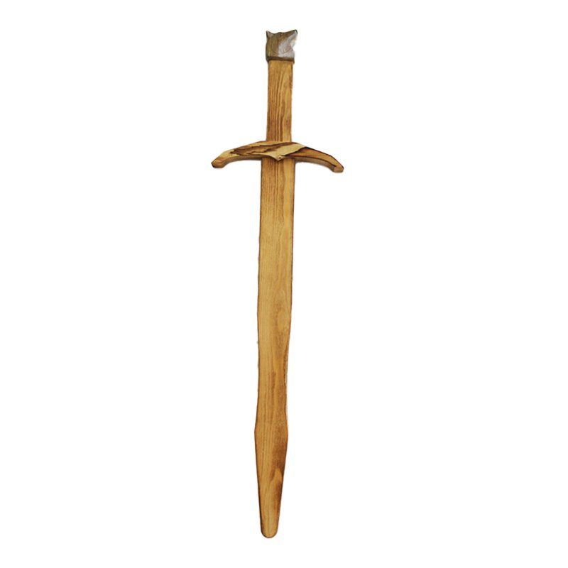 O Sword wolf handle wooden decoration, hand crafted [CD-4524]