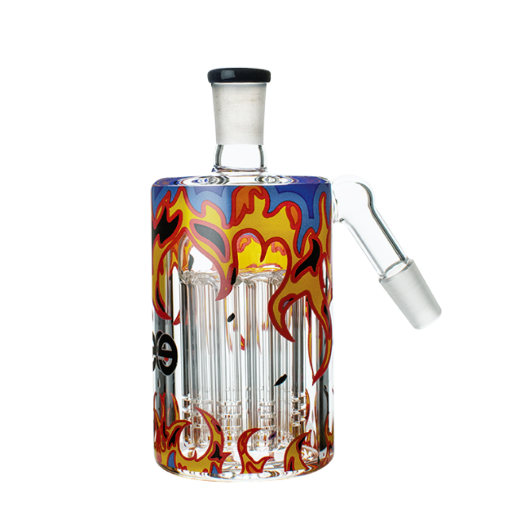 SC Cheech 14mm 45 degree Red Flame Ash Catcher