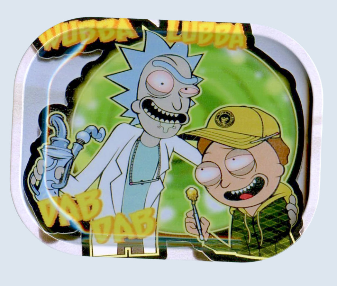 SC Rick and Morty Dabbing small rolling tray