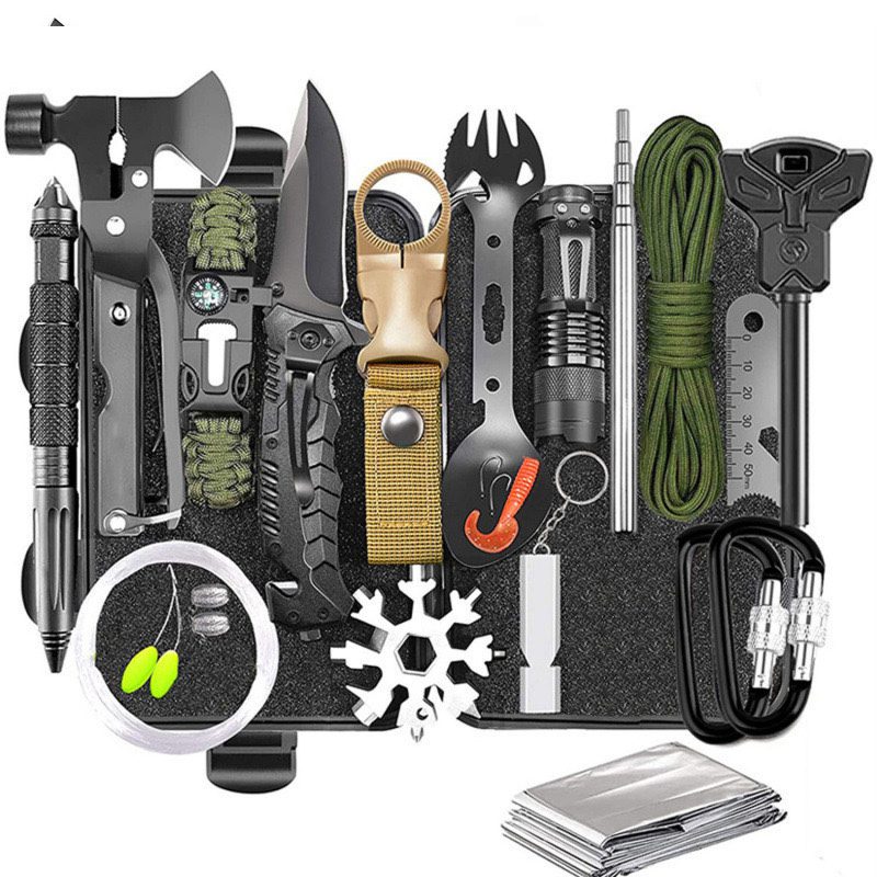 O Xtreme | Ultimate Outdoor Survival Kit – Multifunctional Axe, Tools