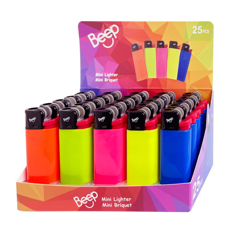O Beep | Disposable Mini Lighter Box of 25 [XLC8072]