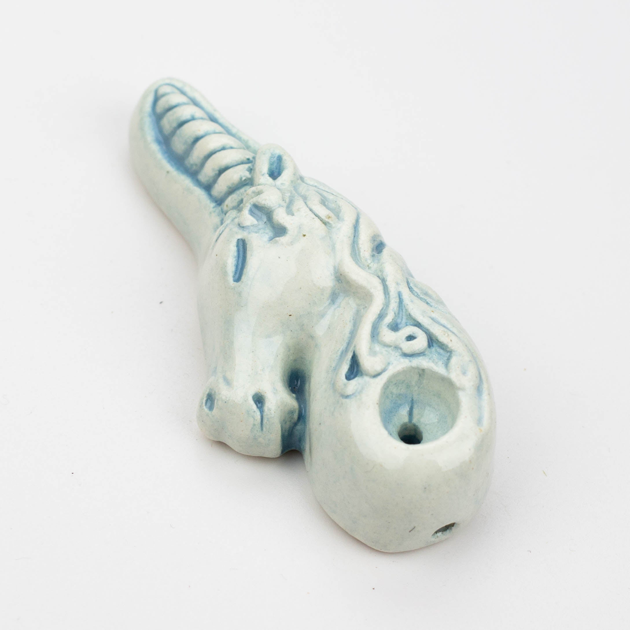 O Handmade Ceramic Smoking Pipe [Unicorn]