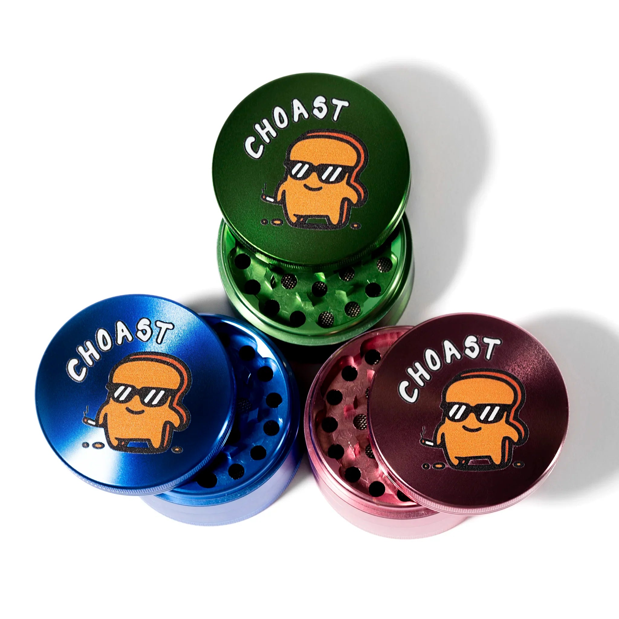 SC Choast 4pc Aluminum Grinder 63MM