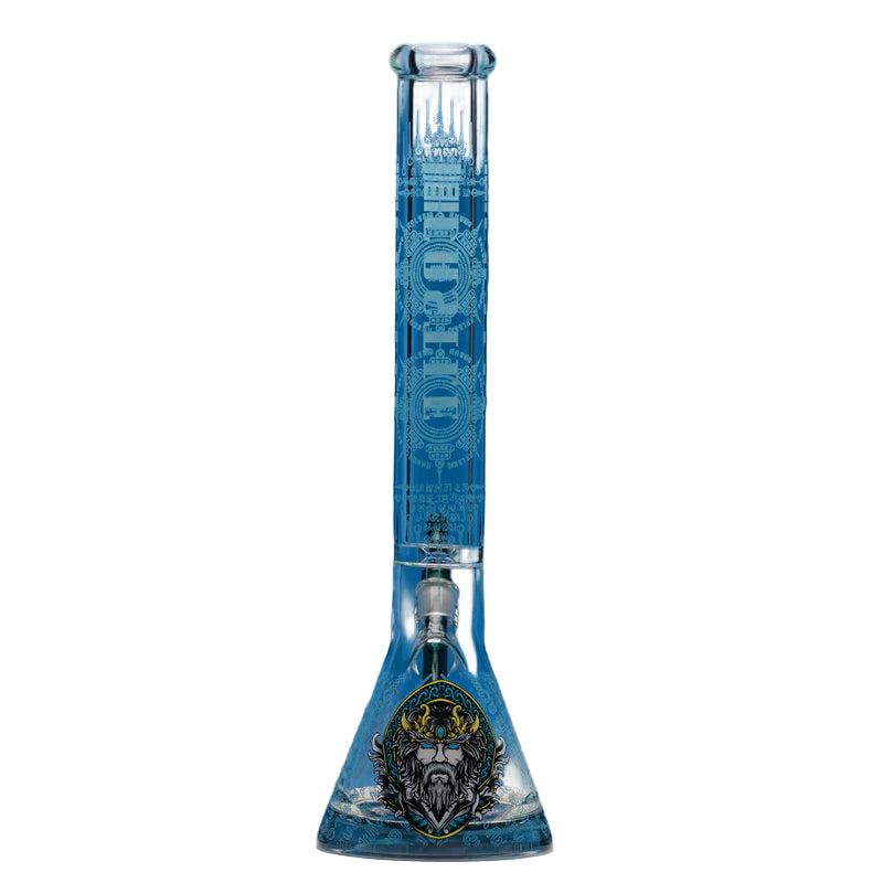 SC Castle Glassworks Viking 18 inch Beaker Bong